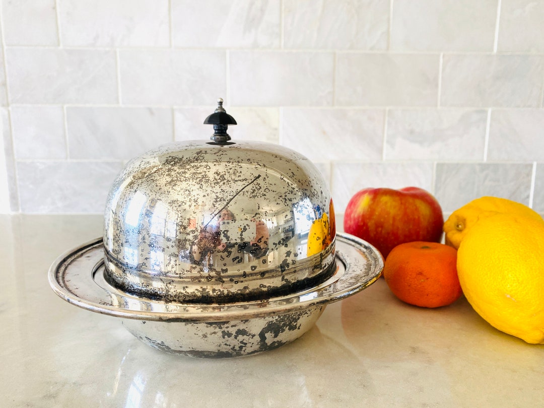 Art Deco Benedict Proctor Silverplate Lidded Butter Dish, With Wemyss ...