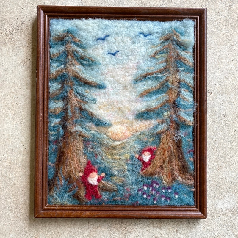 Wool Painting - Etsy