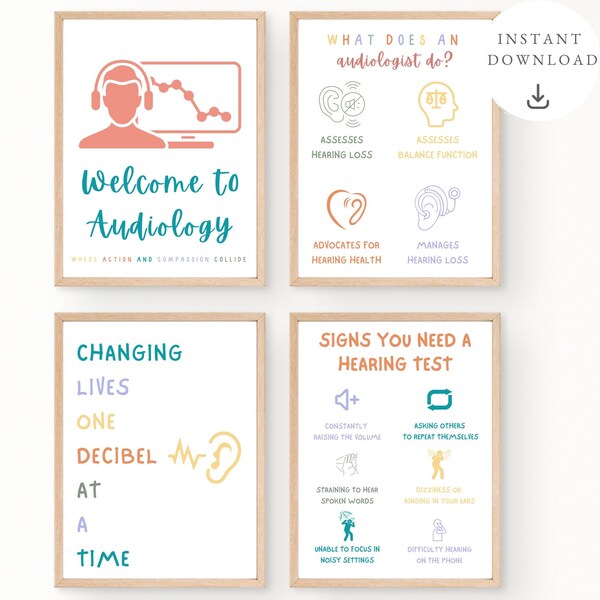 Audiology Art Print - Etsy