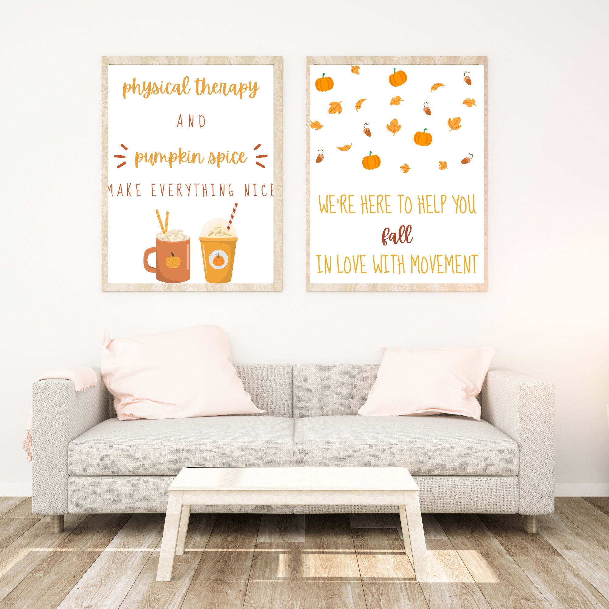 Fall Physical Therapy Bundle 4 Physical Therapy Posters Physical ...