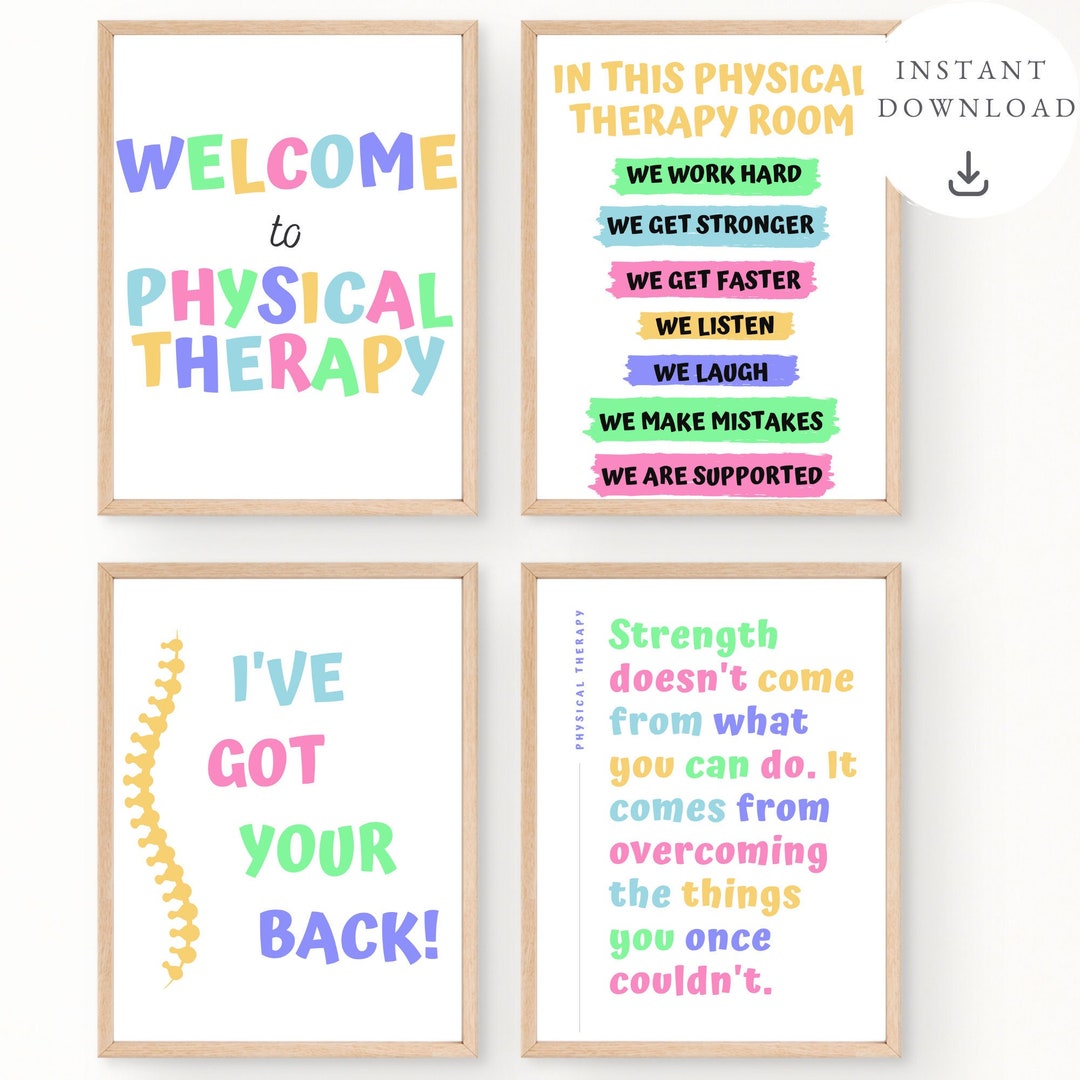 Physical Therapy Decor Physical Therapy Poster Physical - Etsy