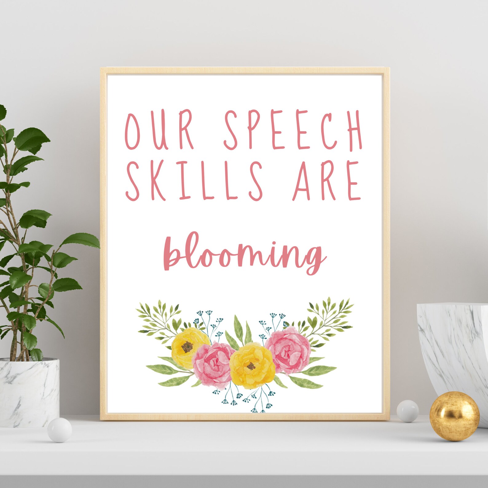Speech Therapy Door Sign | Speech Therapy Poster | Speech Room Sign ...