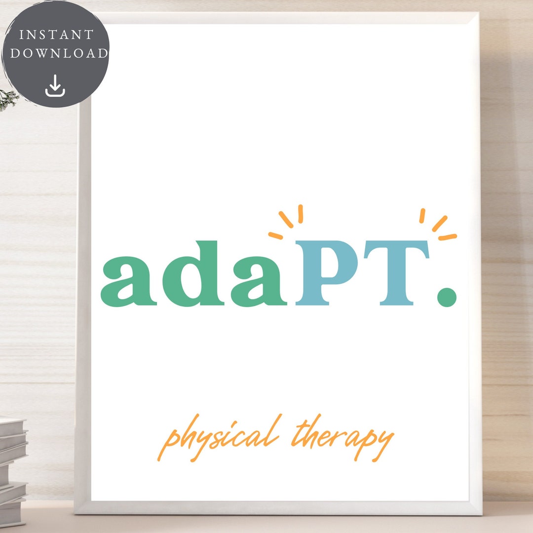 Physical Therapy Poster, Physical Therapy Decor, Physical Therapy Gift ...