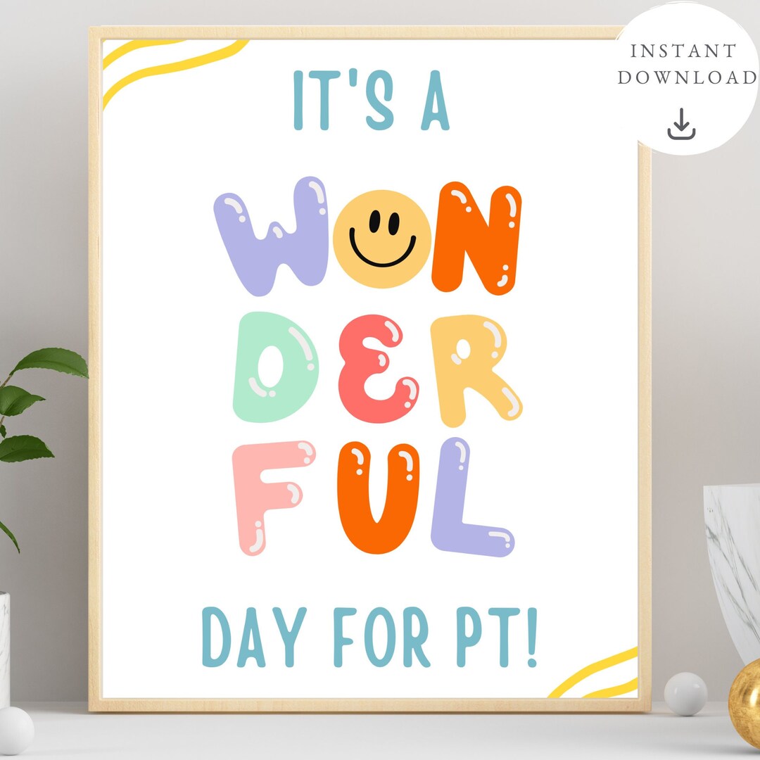 Physical Therapy Poster | Physical Therapy Decor | Physical Therapy ...