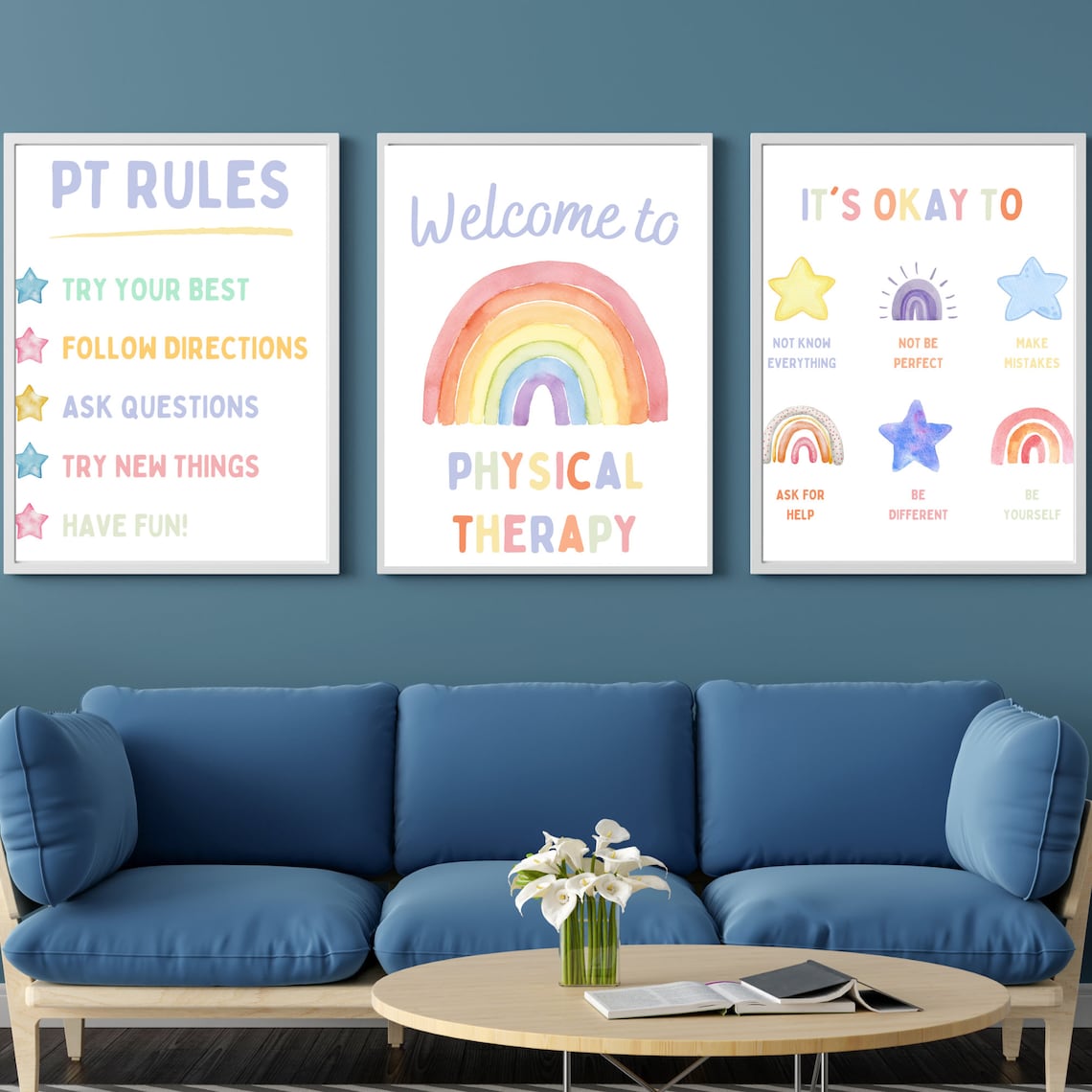 Physical Therapy Poster Bundle 4 Physical Therapy Signs - Etsy