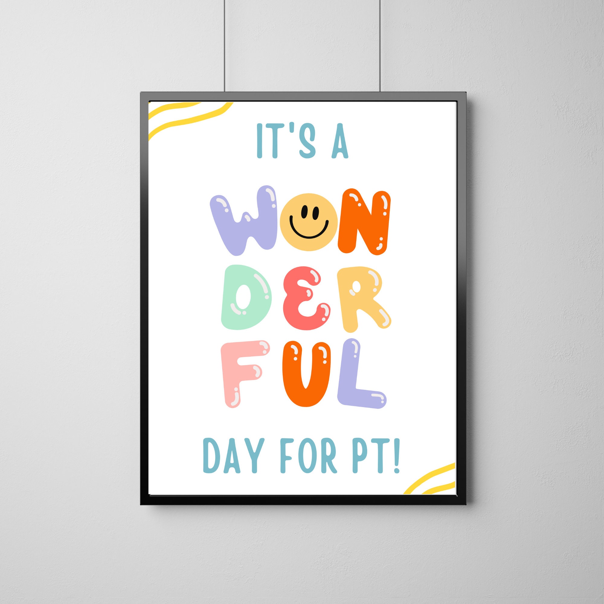 Physical Therapy Poster Physical Therapy Decor Physical - Etsy