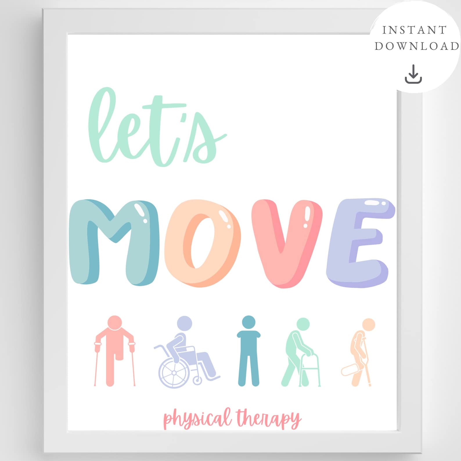 Physical Therapy Poster Physical Therapy Decor Physical - Etsy