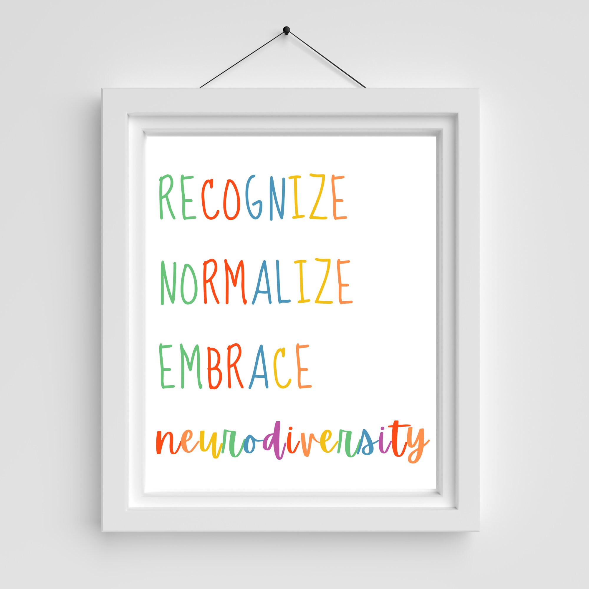 Neurodiversity Poster Neurodiversity Wall Decor - Etsy Australia
