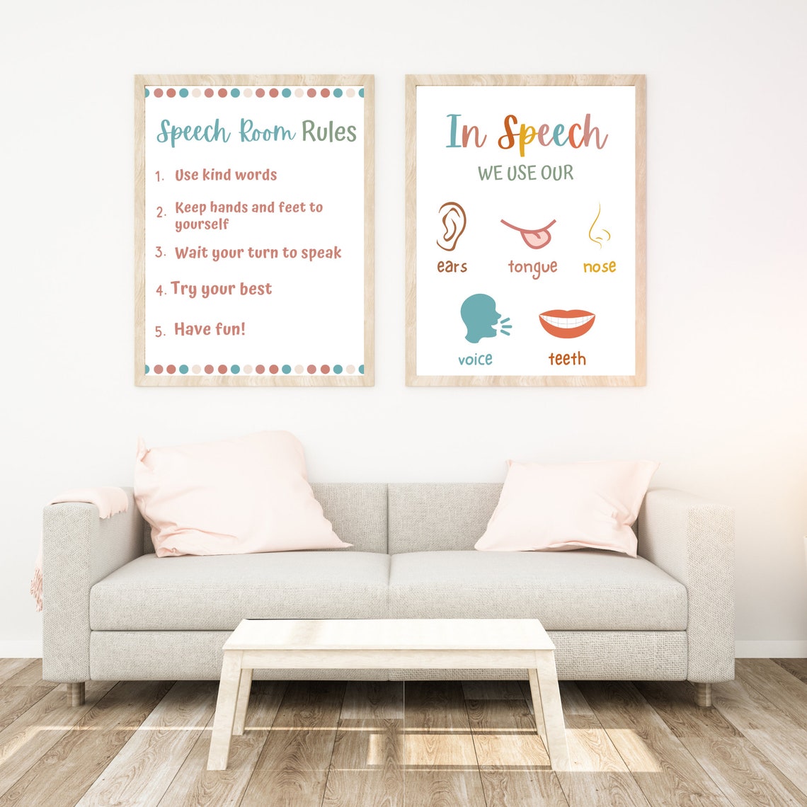 Speech Therapy Decor Bundle 4 Speech Therapy Posters - Etsy