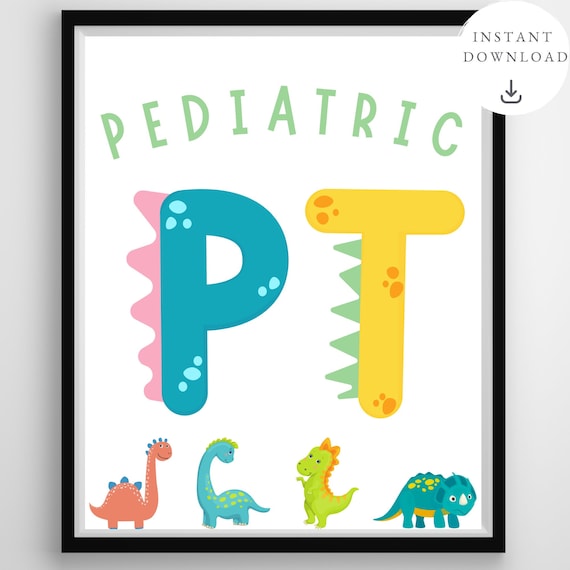 Pediatric Physical Therapy Poster Pediatric Physical Therapy - Etsy