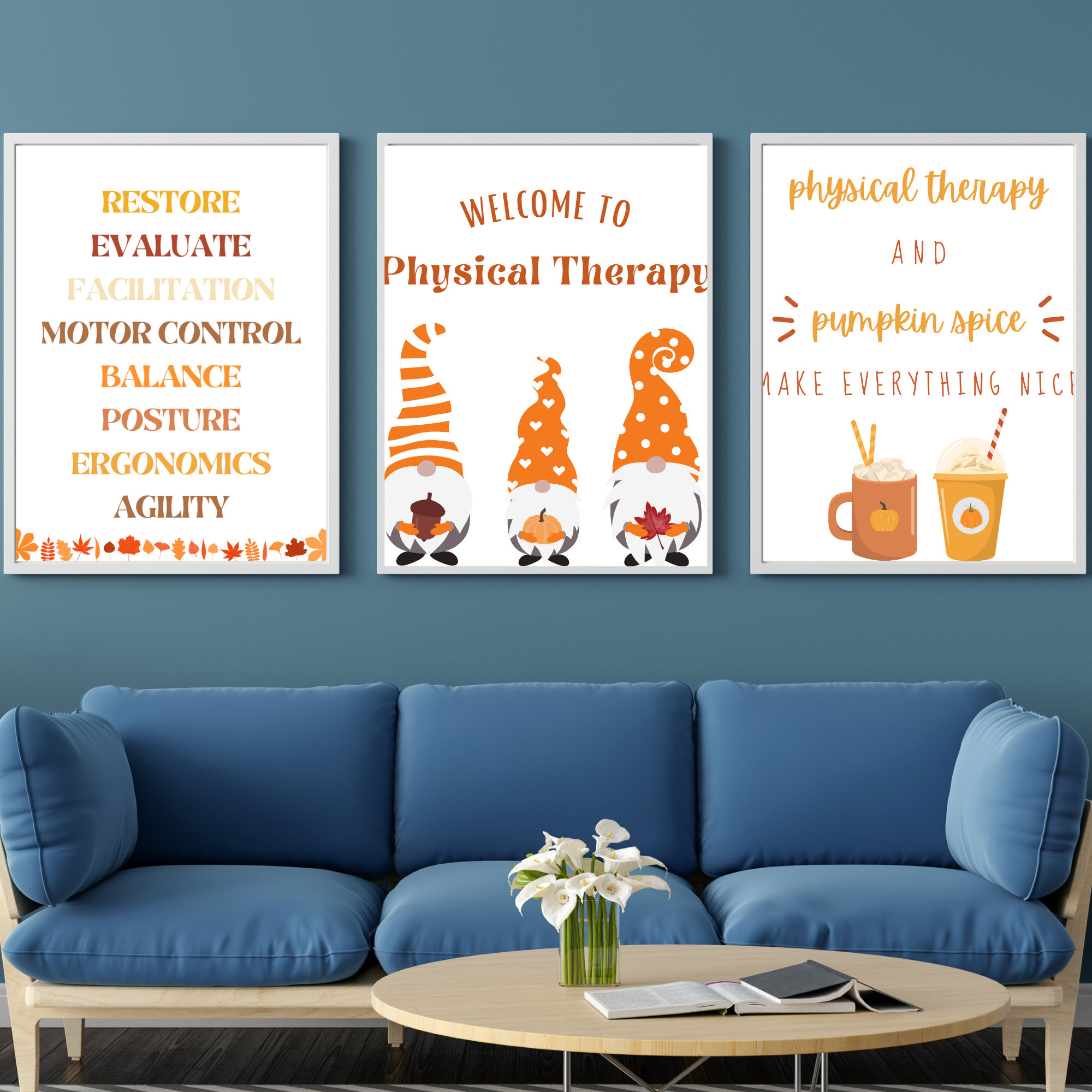 Fall Physical Therapy Bundle 4 Physical Therapy Posters Physical ...