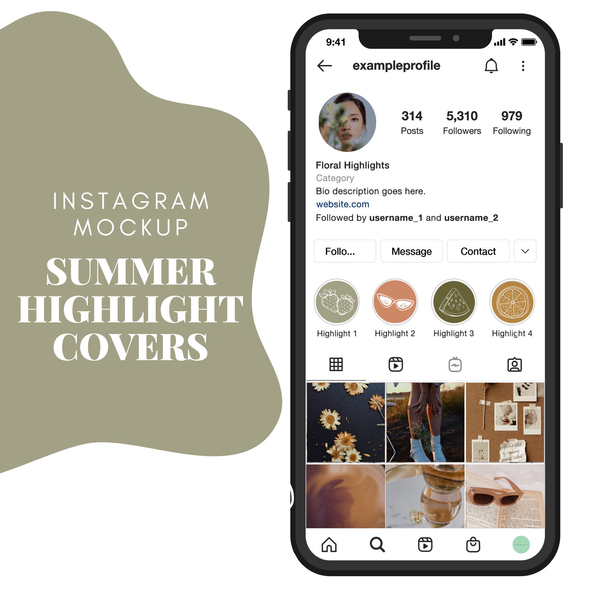 Summer Instagram Highlight Covers Earth Tones | Minimalist | Neutral ...