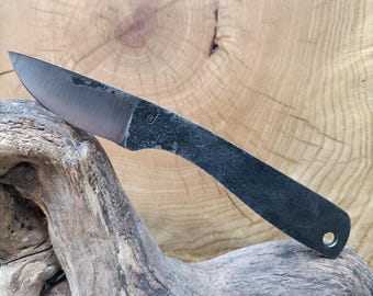 Bushcraft Primitive Neck Knife – Rustic Antiqued Leather Sheath, Cowboy ...