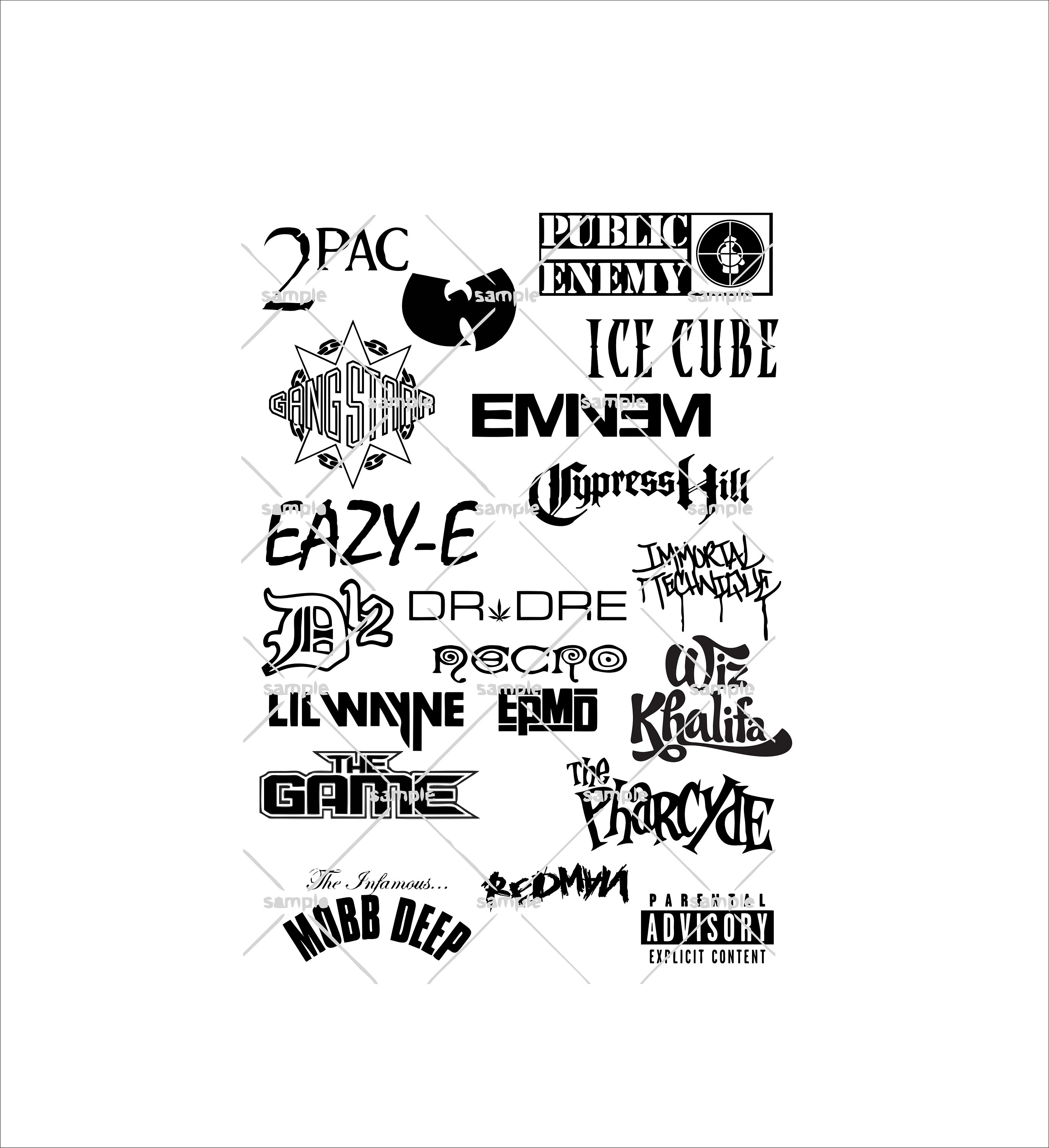 Hip Hop Artist Logos