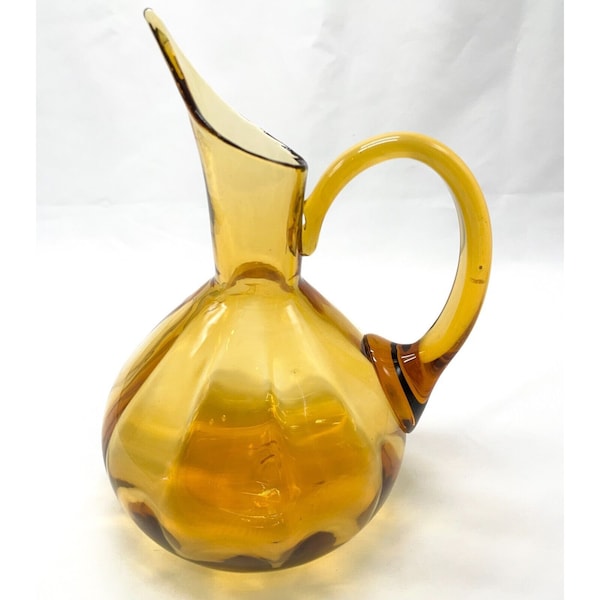 Rainbow Glass Pitcher - Etsy