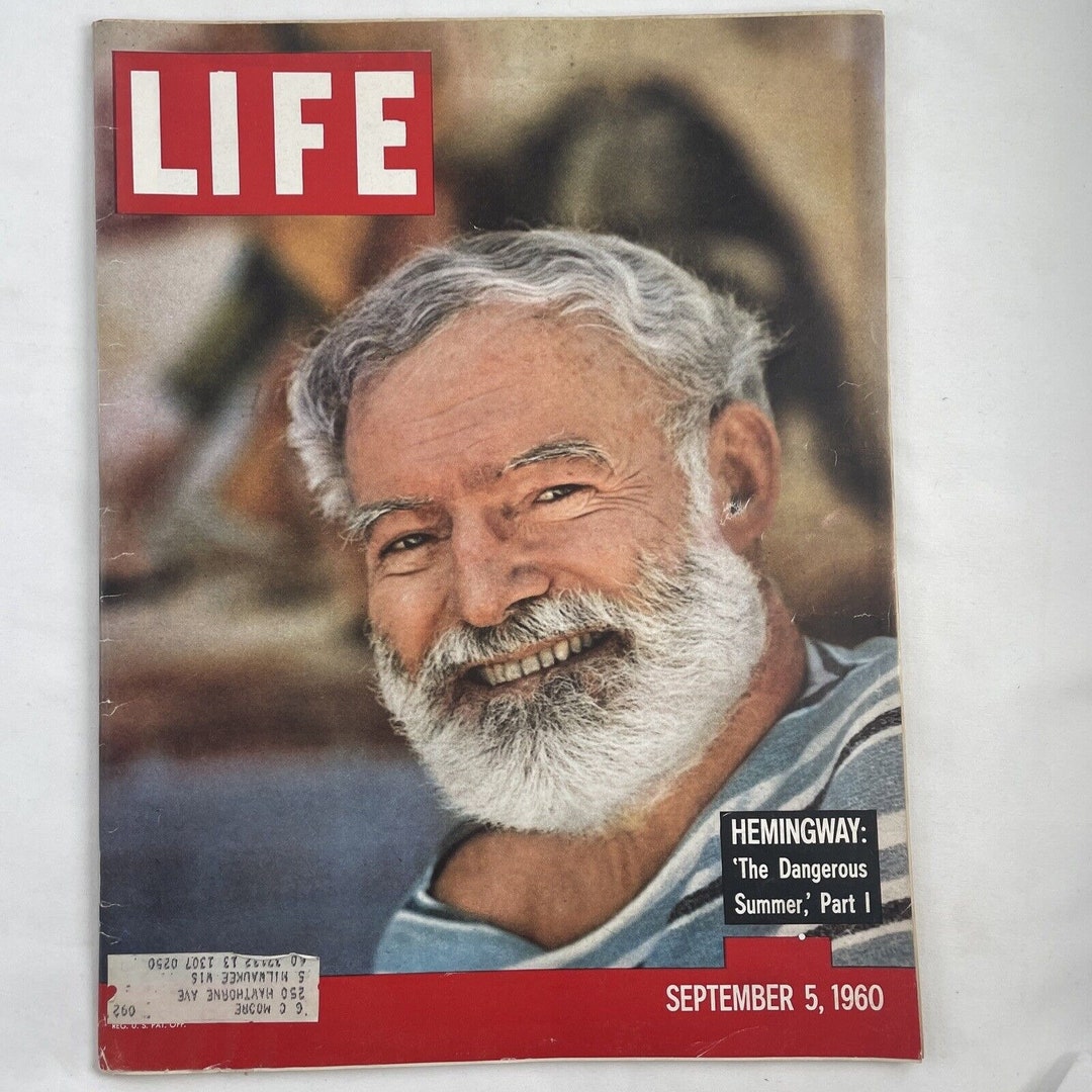 Hemingway LIFE Magazine Sept 5 1960 Very Good RC Cola Intl Harvester ...