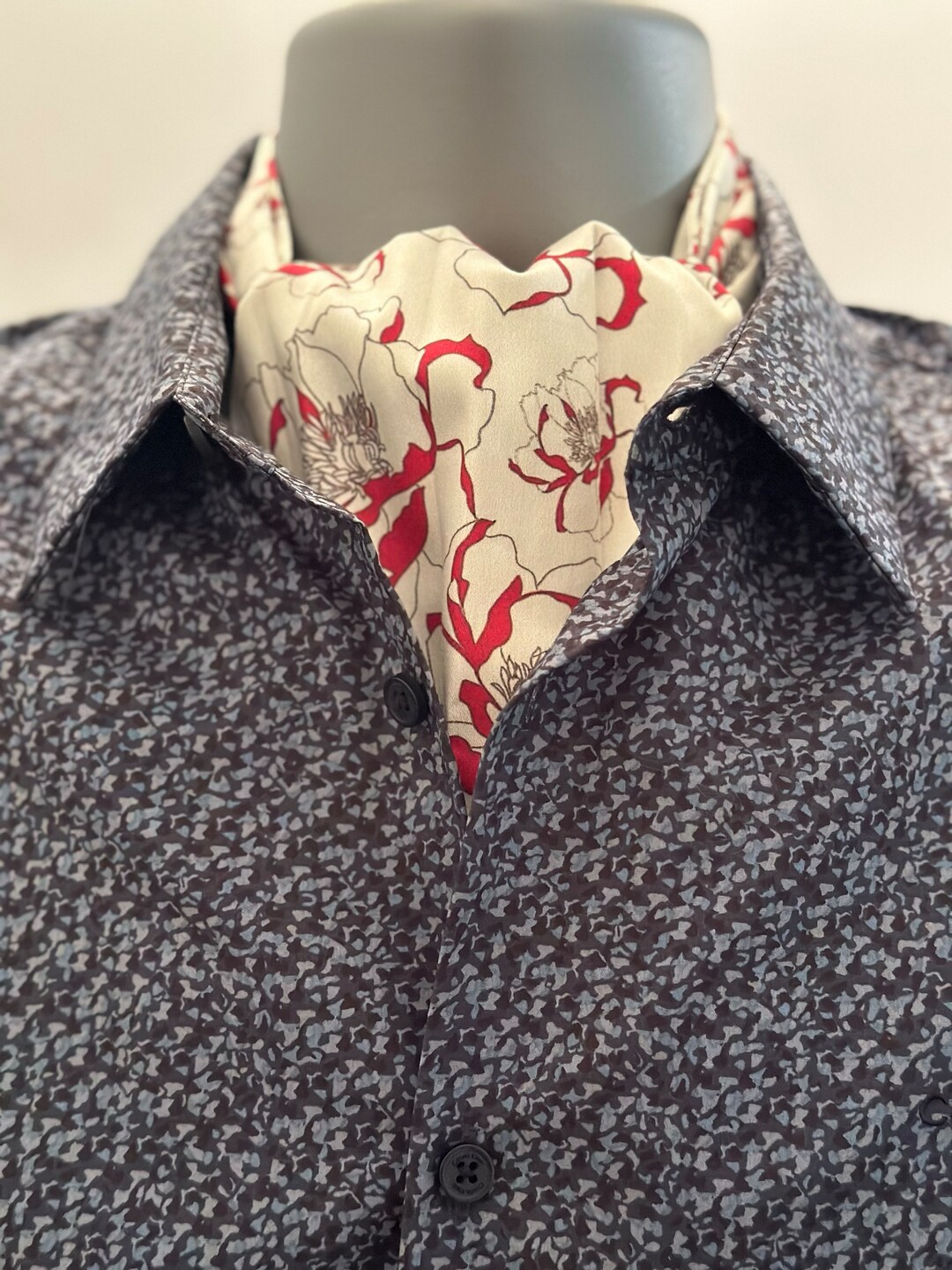 Balete Designs Cravat Tie | Ascot Cravat for Men | Ascot Tie | 100% ...