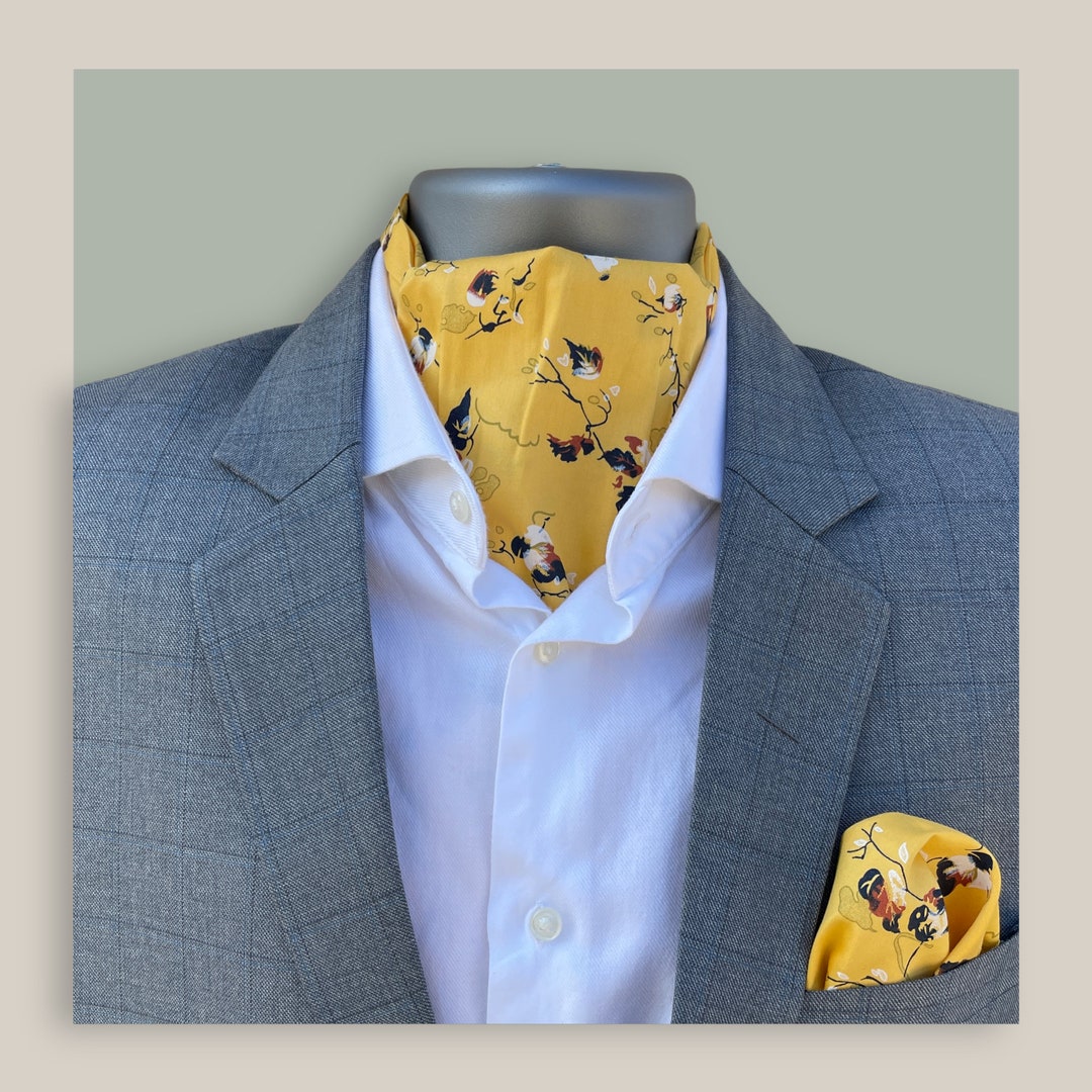 Balete Designs Cravat Tie | Ascot Cravat for Men | Ascot Tie ...