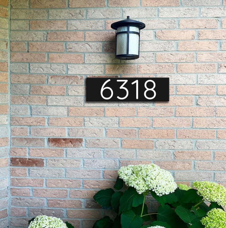 House Numbers | Address Sign | House Number Plaques | Housewarming Gift ...