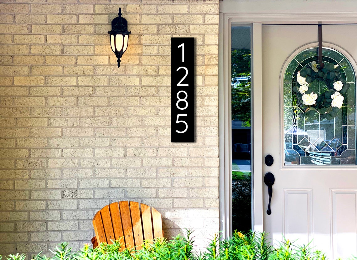 House Numbers Address Sign House Number Plaques Housewarming Gift Idea ...