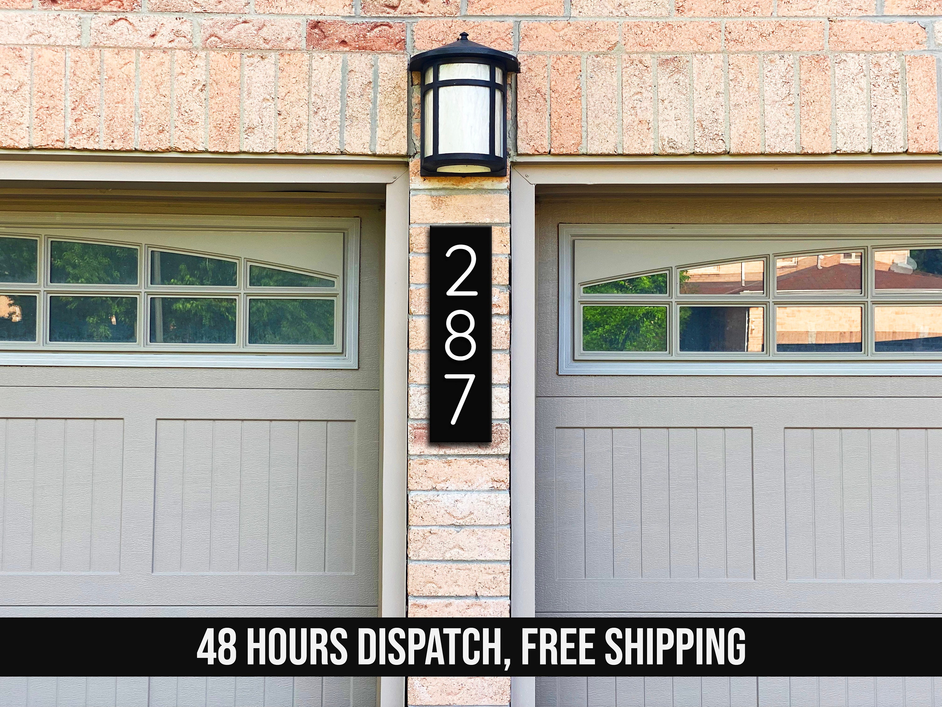 House Numbers Address Sign House Number Plaques Housewarming Gift Idea ...