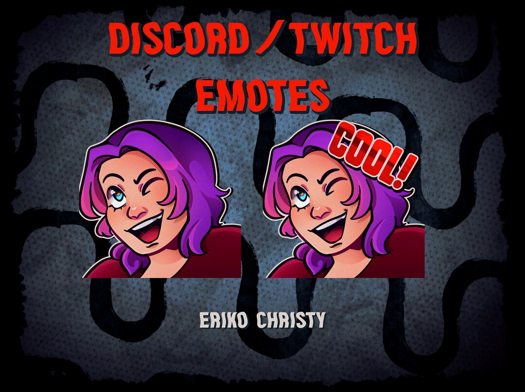 Illbleed Eriko Chirsty COOL Discord/twitch Emotes - Etsy