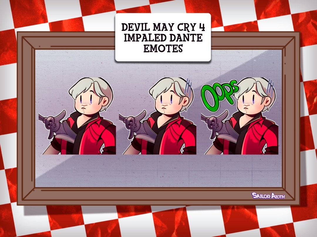 DMC4 Dante Twitch/discord Emote - Etsy