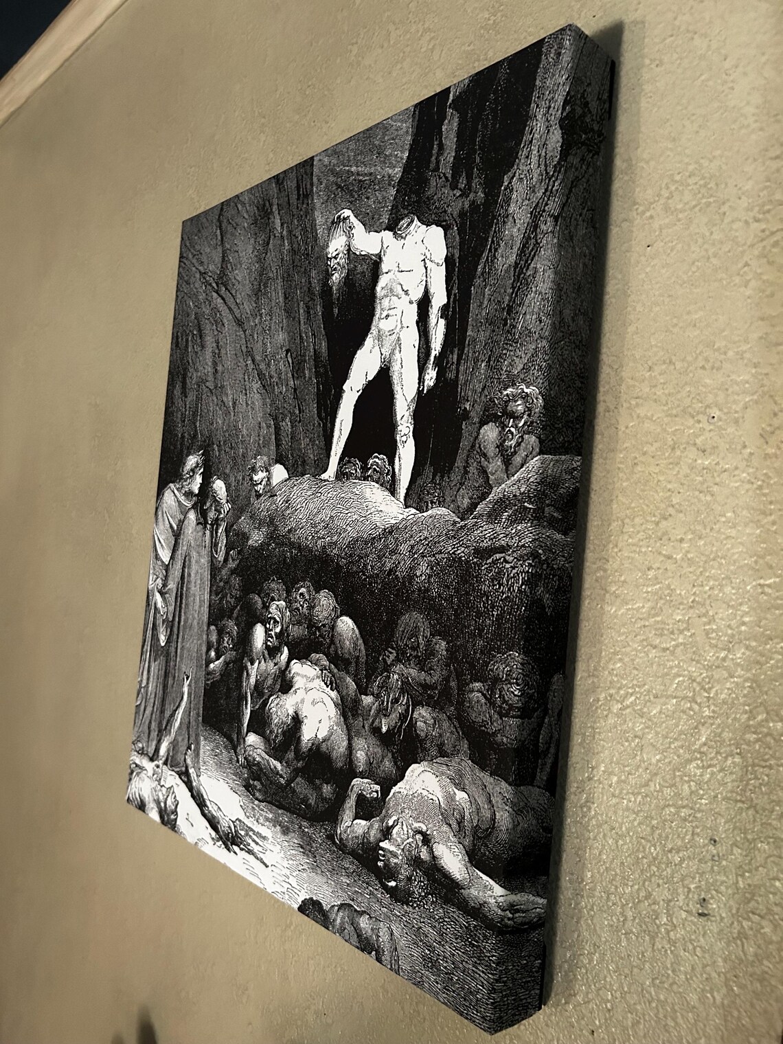Dante’s Inferno Canvas - Etsy