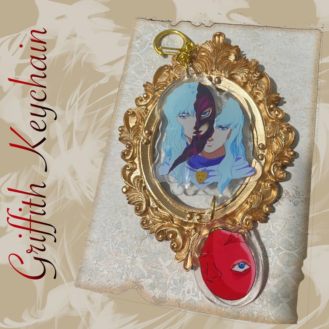 Berserk: Griffith Linked Keychain - Etsy