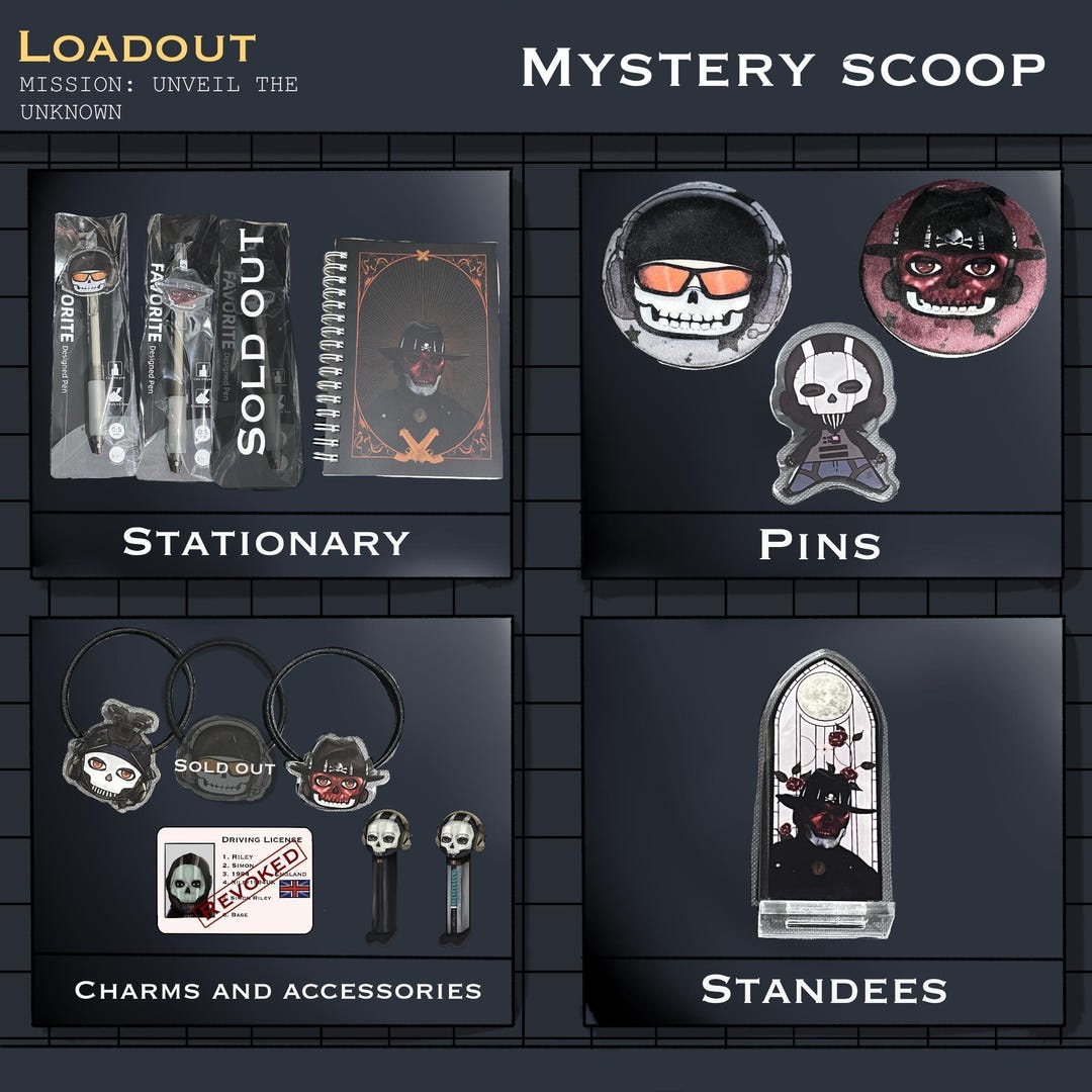 Simon Ghost Riley Chibi Mystery Packs - Etsy