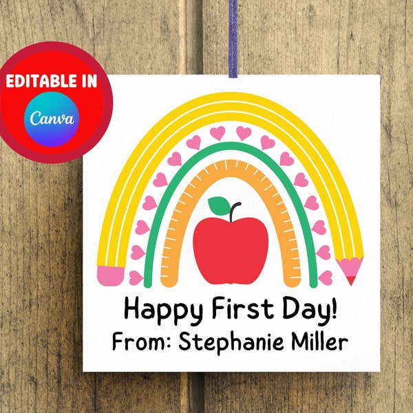 Teacher Gift Tags - Etsy