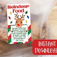 Printable Santa's Magic Dust Tag Template, Editable Christmas Eve ...