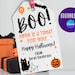 Halloween Gift Card Printable, Just A Little Brew, 5x7 Gift Card Holder ...