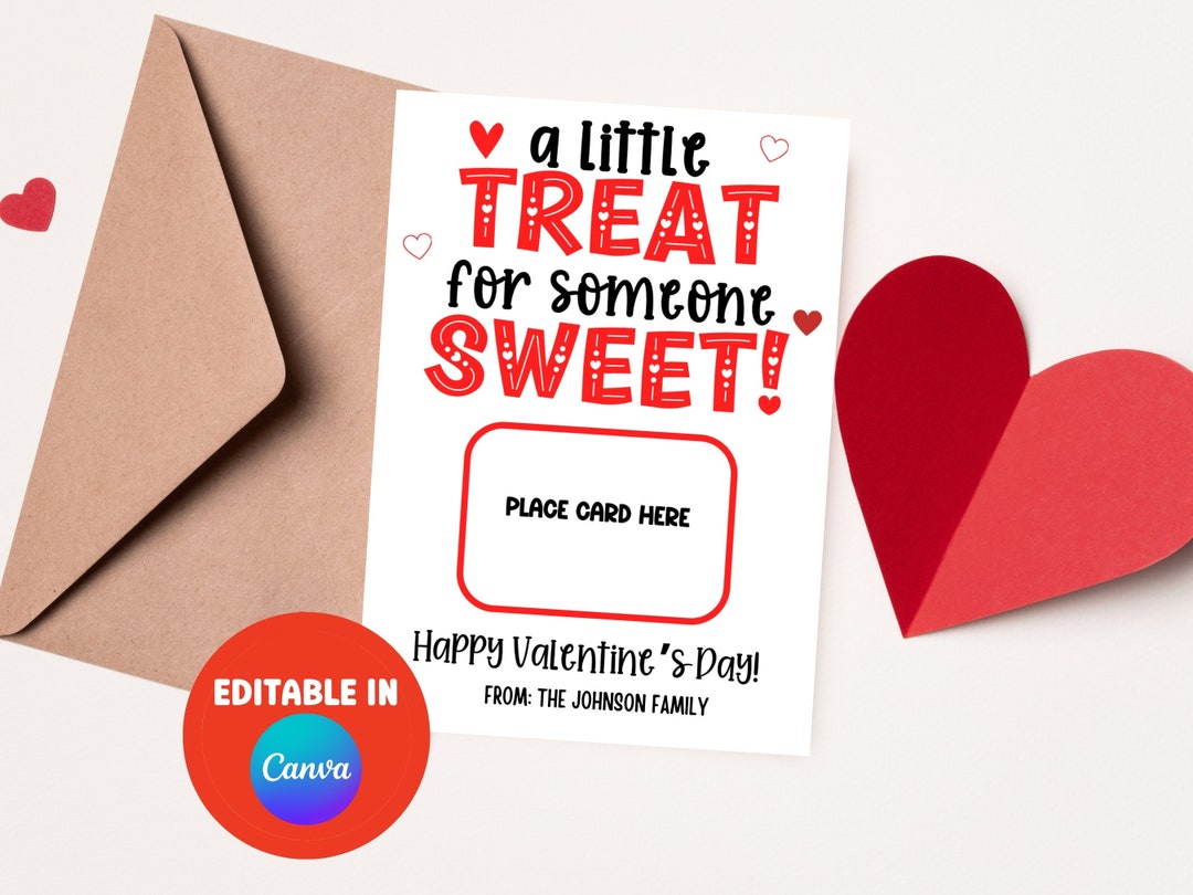 Valentine's Gift Card Holder, Sweet Treat Valentine's Gift Card Holder ...