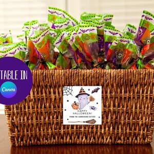 Halloween Printable Tags, Halloween Treat, Trick or Treat Favor Tags ...