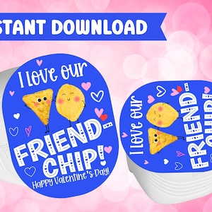 Valentine Chip Labels, Chips Kids Valentine Printable, Pringles Snack ...
