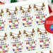 Christmas Gift Tags, Holiday Label, Holiday Gift Tags, Merry & Bright ...