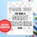 Teacher Appreciation Week Coloring Page, Printable Teacher Appreciation ...