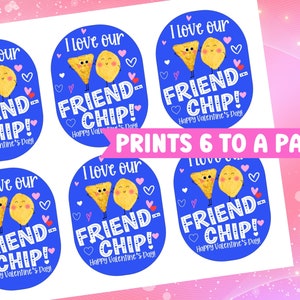 Valentine Chip Labels, Chips Kids Valentine Printable, Pringles Snack ...