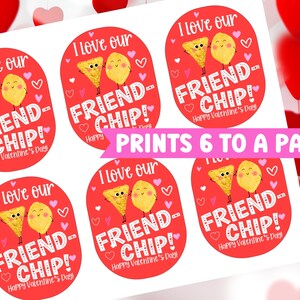Valentine Chip Labels, Chips Kids Valentine Printable, Pringles Snack ...