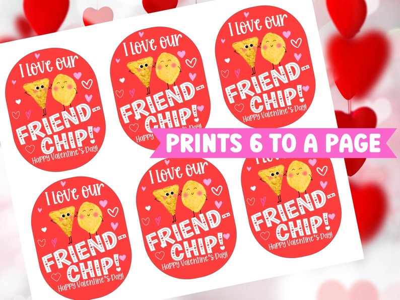 Valentine Chip Labels, Chips Kids Valentine Printable, Pringles Snack ...