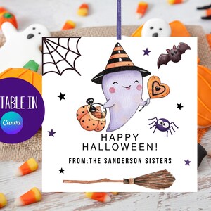 Halloween Printable Tags, Halloween Treat, Trick or Treat Favor Tags ...