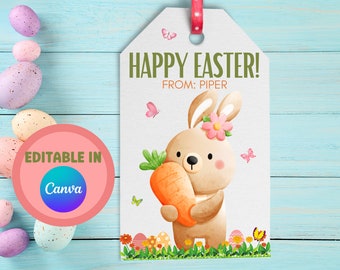 Printable Treat for Someone Sweet Easter Gift Tag, Easter Basket Gift ...