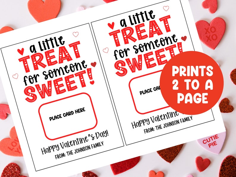 Valentine's Gift Card Holder, Sweet Treat Valentine's Gift Card Holder ...