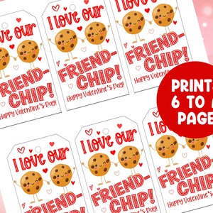 Kids Valentines Cards Friend-chip, Chip Hooray, Valentine Tags ...