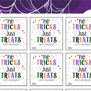 Halloween Favor Tags, Boo Gift Tags, Trick or Treat Favor Tags, Treat ...