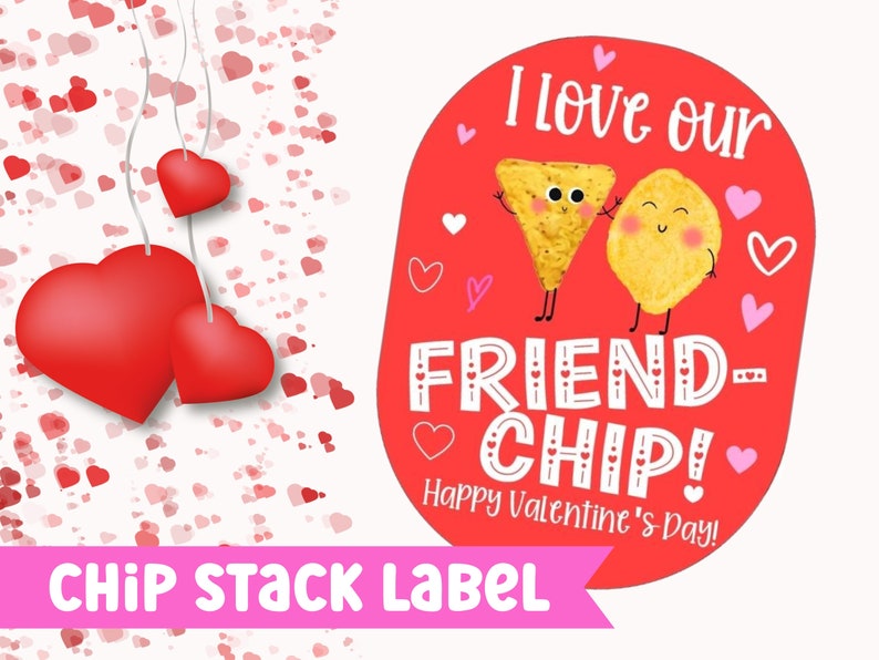 Valentine Chip Labels, Chips Kids Valentine Printable, Pringles Snack ...