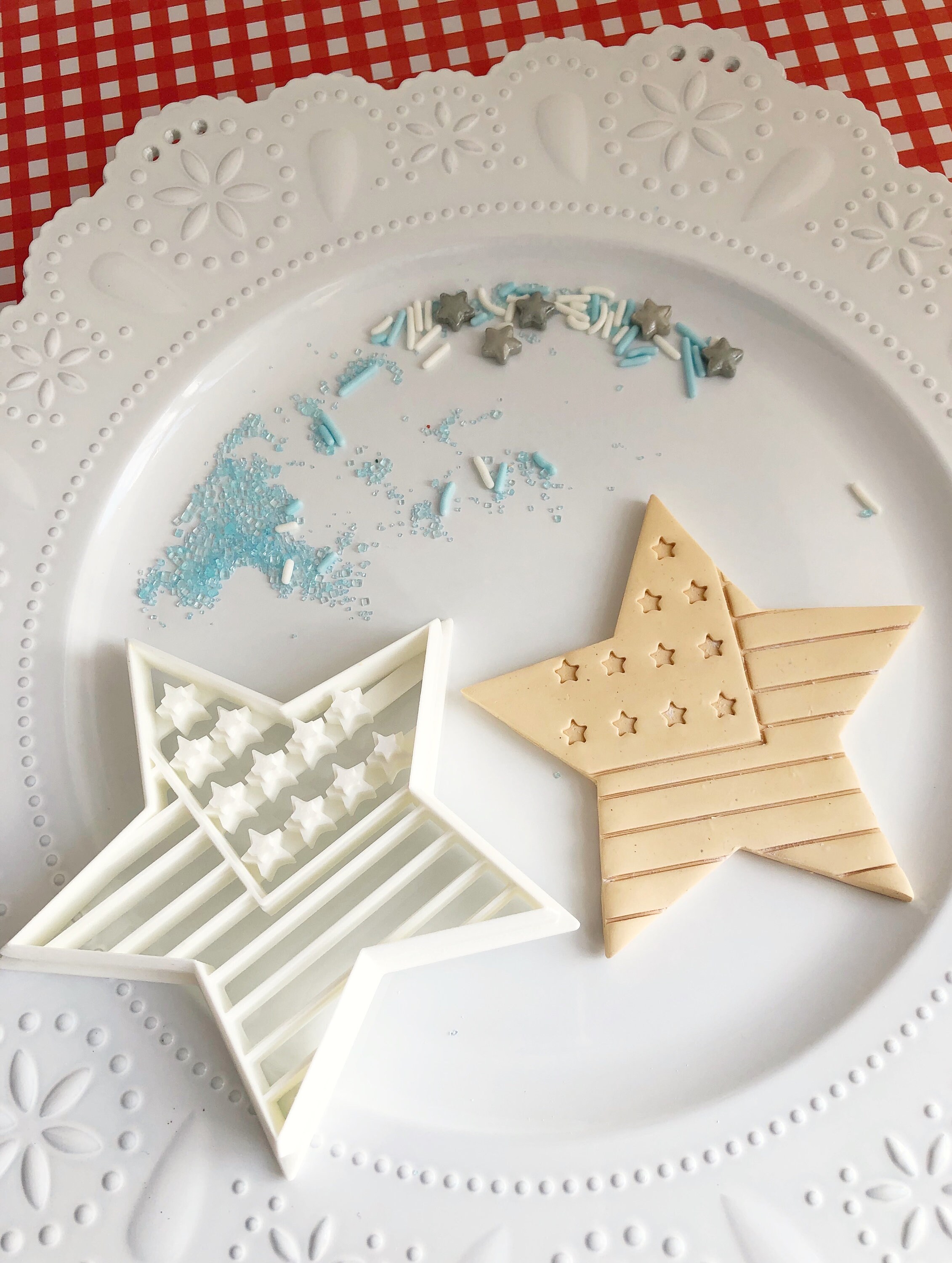 Star American Flag Cookie Cutter Patriotic 4th of July Cookie - Etsy