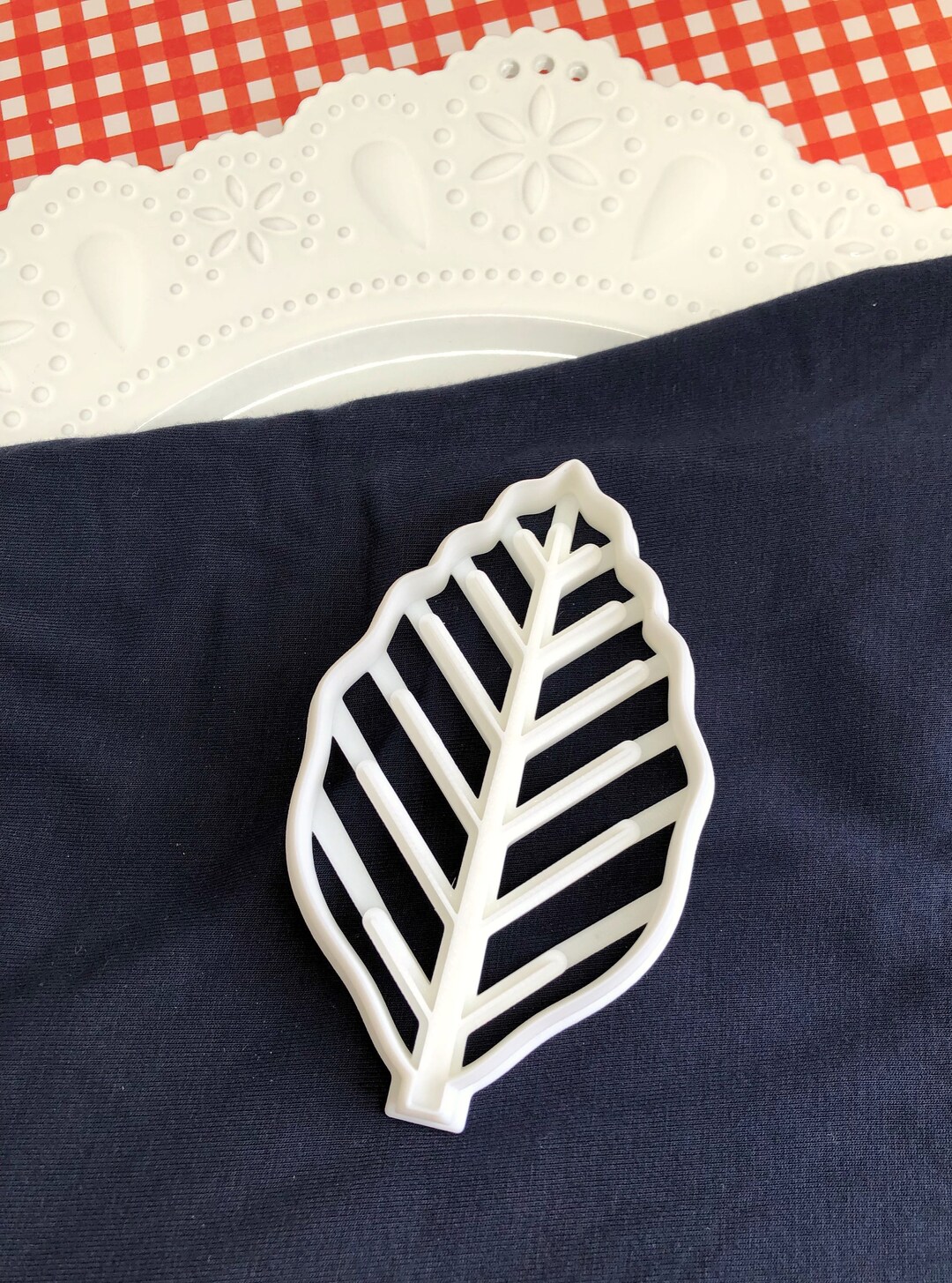 Detailed Beech Leaf Cookie Cutter, Fall Leaf Cutter for Polymer Clay ...