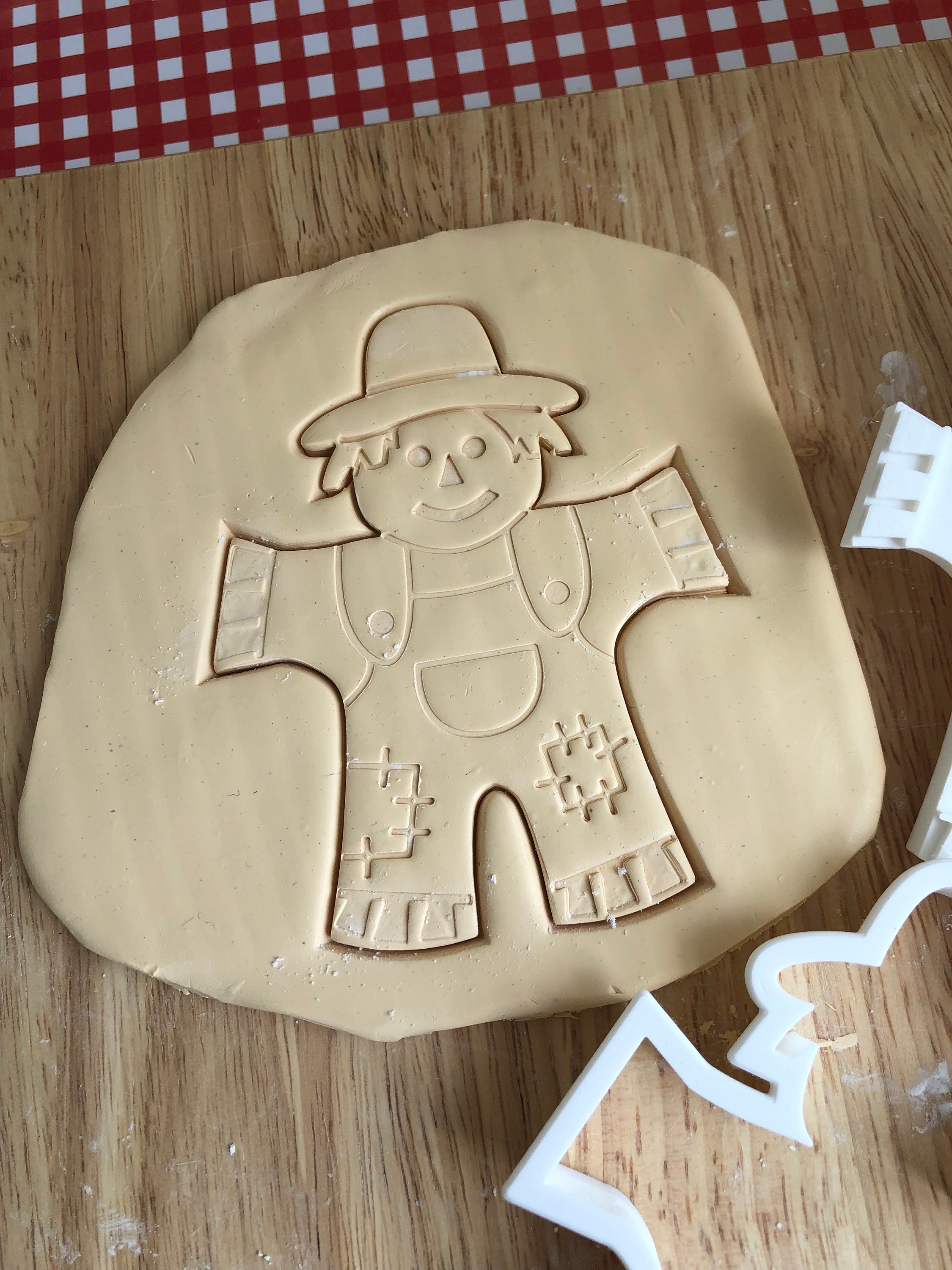 Scarecrow Cookie Stamp and Cutter Set, Scarecrow Cutter Stamp for ...